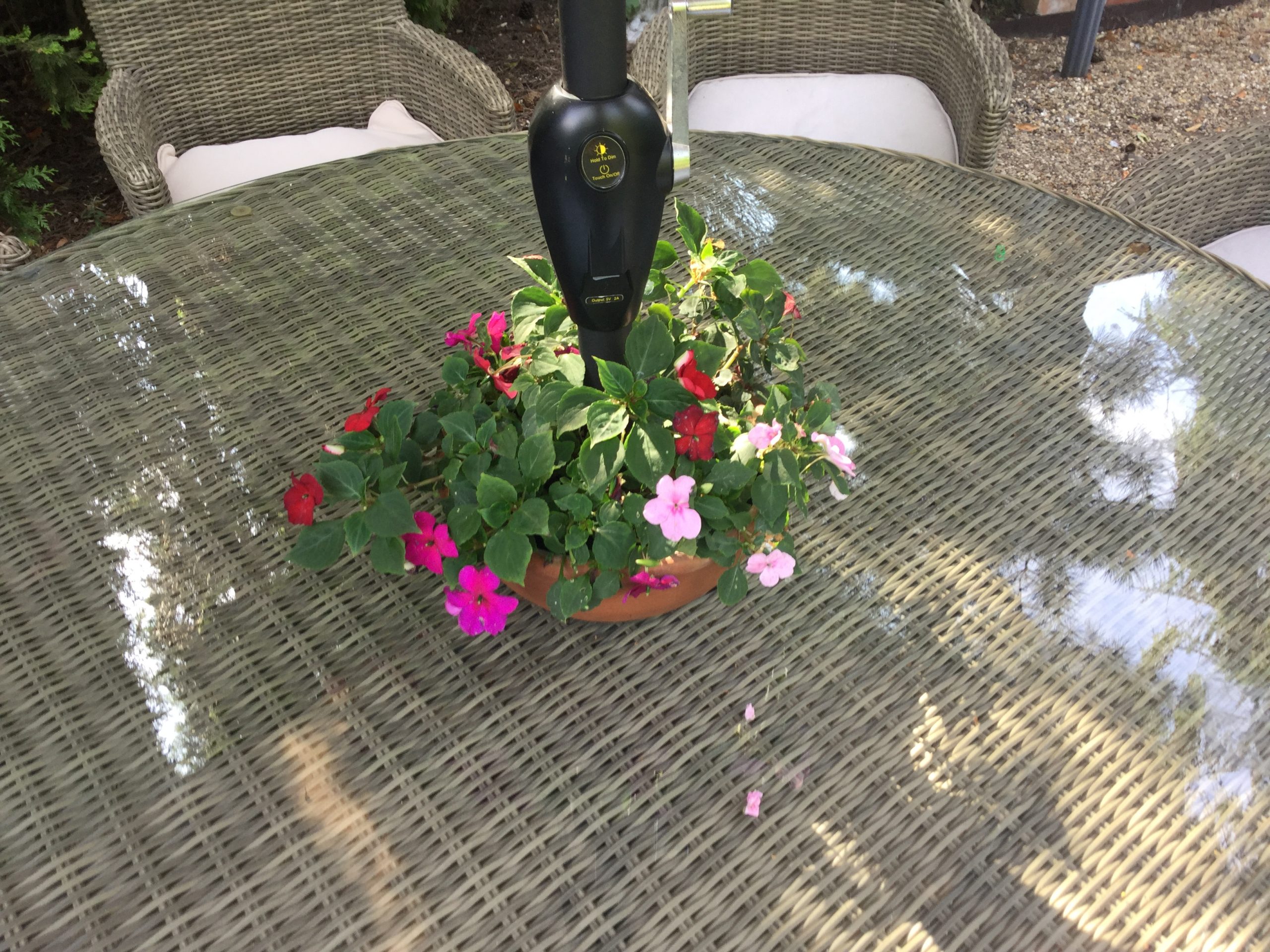 Unique handmade terracotta parasol pot - The Online Garden: Your One ...