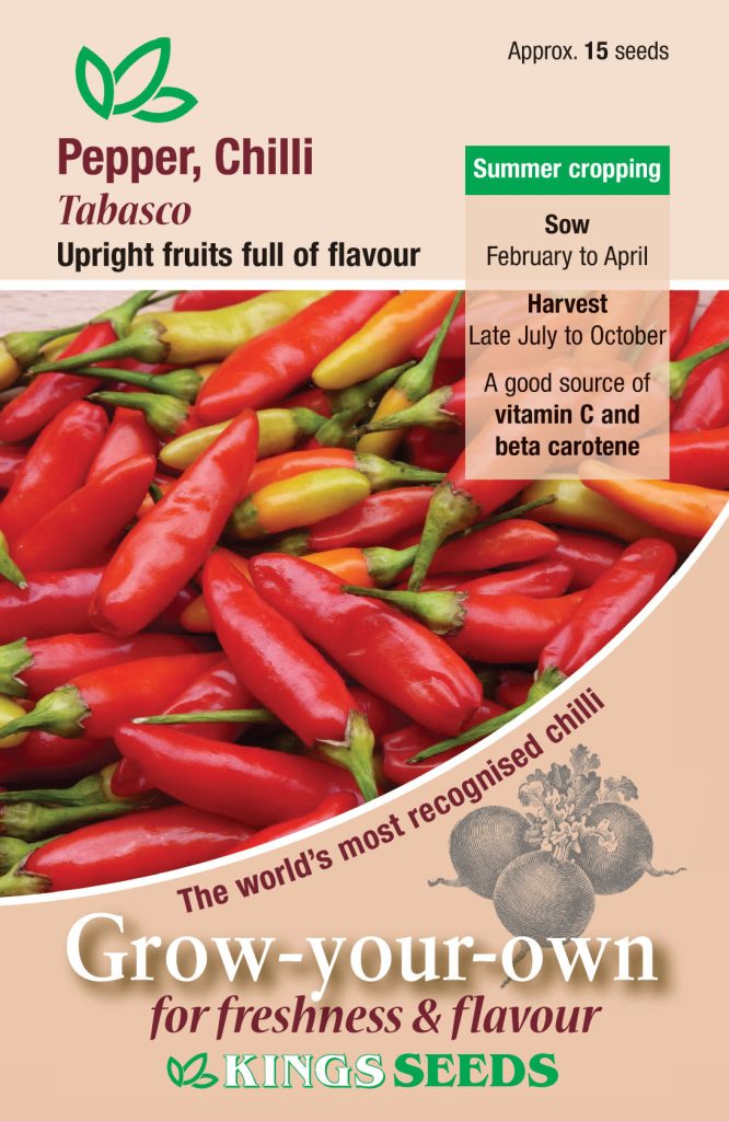 Chilli Pepper - Tabasco - The Online Garden: Your One Stop Plant Shop